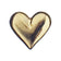 Large Heart Tooth Gem – 24k Pure Gold | Statement Smile
