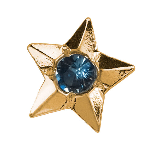 Star Tooth Gem with Sapphire – 22k Solid Gold | Radiant & Unique Smile ...