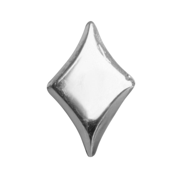 Diamond Shape – 18k White Gold Tooth Gem | Twinkles