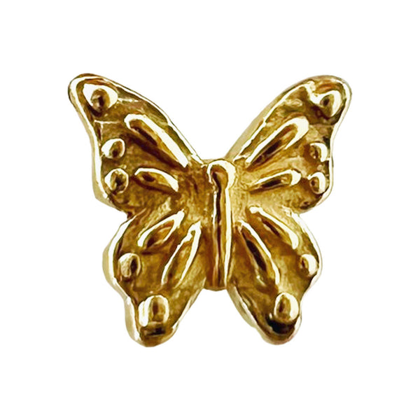 Butterfly Tooth Gem â€“ 22k Solid Gold | Graceful Golden Shine