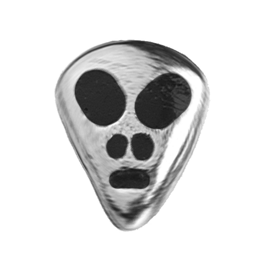 Alien Tooth Gem – 18k White Gold | Unique Smile Jewelry by Twinkles