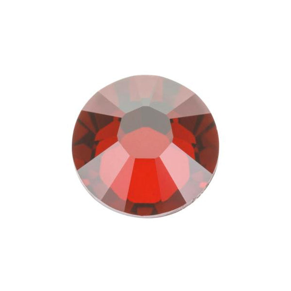 Swarovski® flat back crystal mounted on a platinum foil