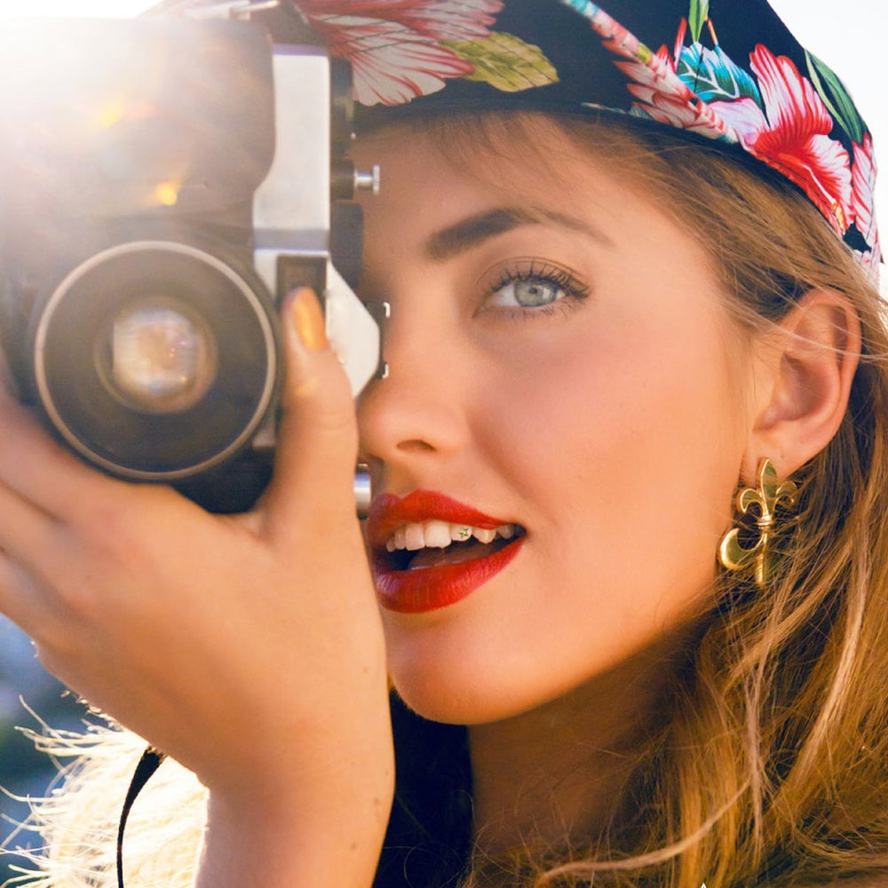 Twinkles 24k Yellow Gold Tooth Gems Large Star